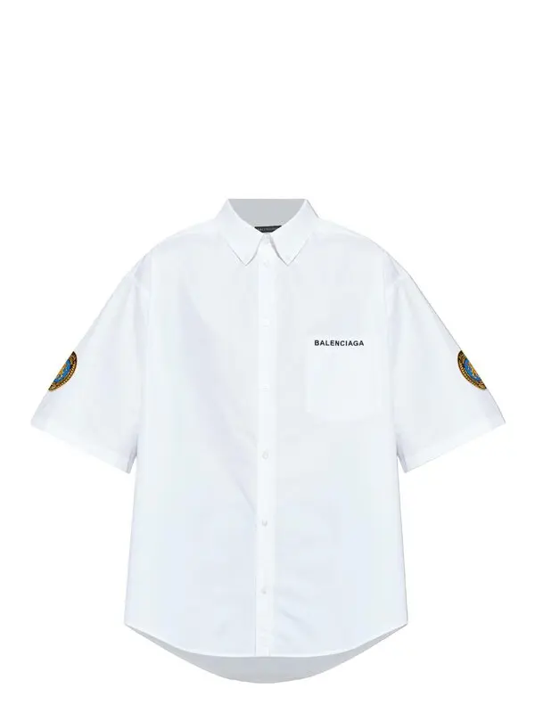 Balenciaga Shirt With Pocket - Multicolor