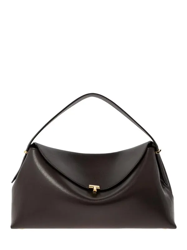 TOTEME T-lock Shoulder Bag - Brown