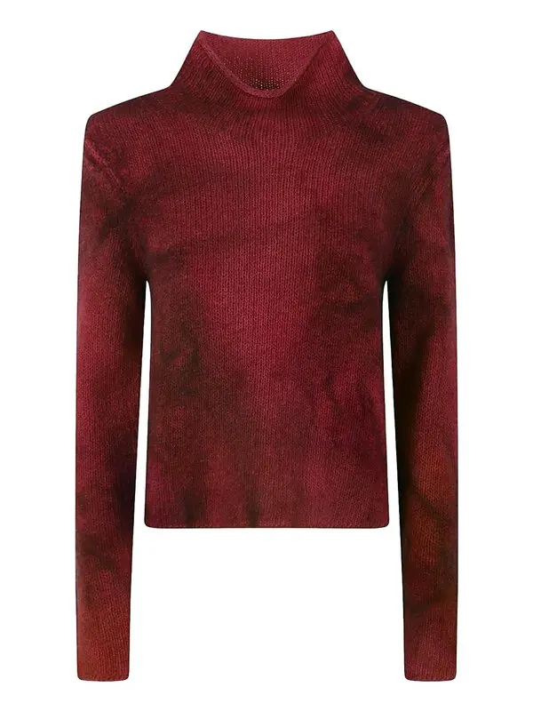 Gabriela Hearst Turtleneck Knitted Top - Red