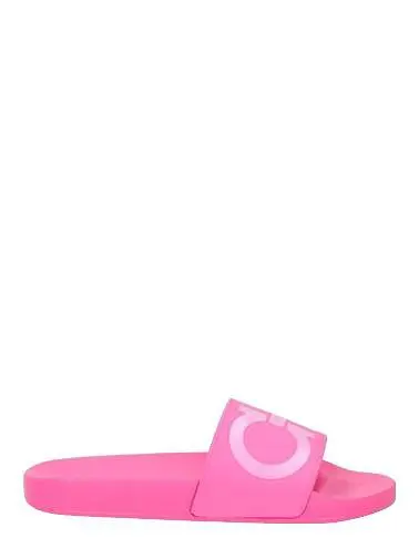 FERRAGAMO Rubber Pool Slides - Pink