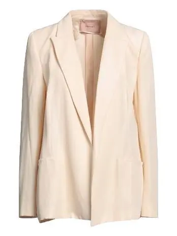TWINSET Blazer In Viscose And Linen - Beige