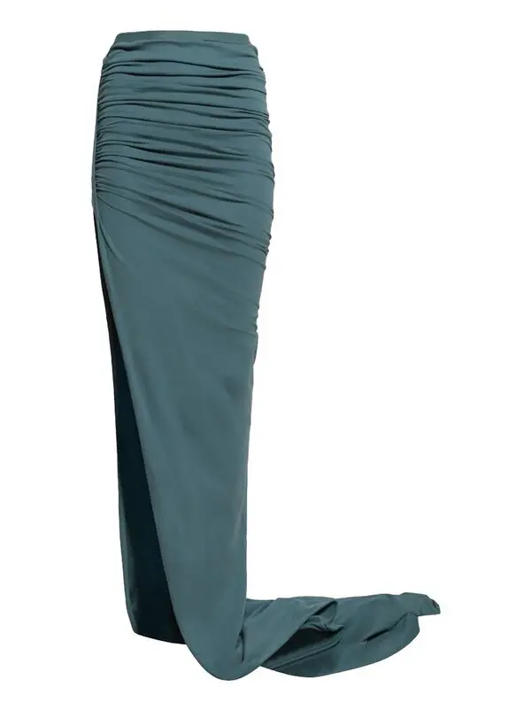 Rick Owens Edfu Maxi Skirt - Blue
