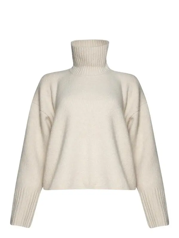 Proenza Schouler Sandra Turtleneck Sweater - Ivory