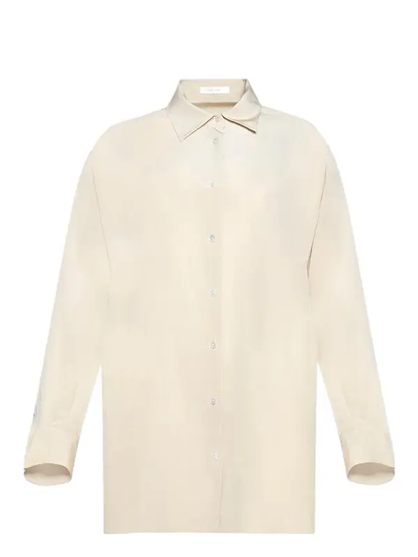 THE ROW Luka Silk Shirt - Yellow