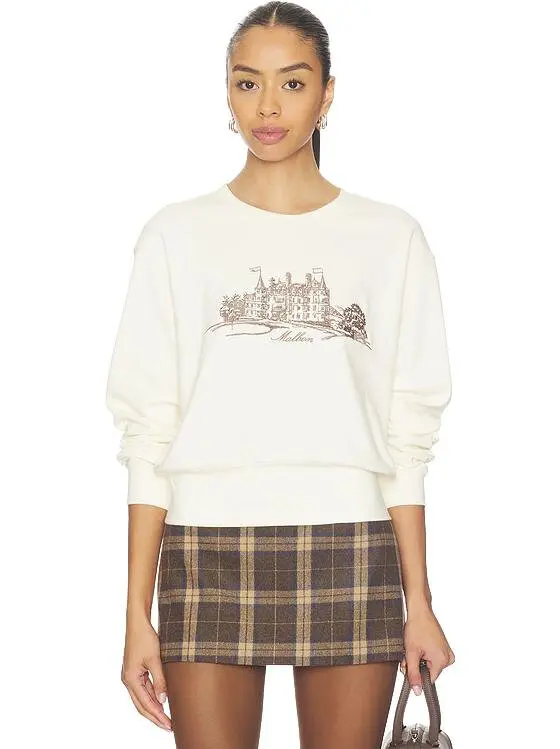 MALBON Abbey Sweatshirt - Ivory