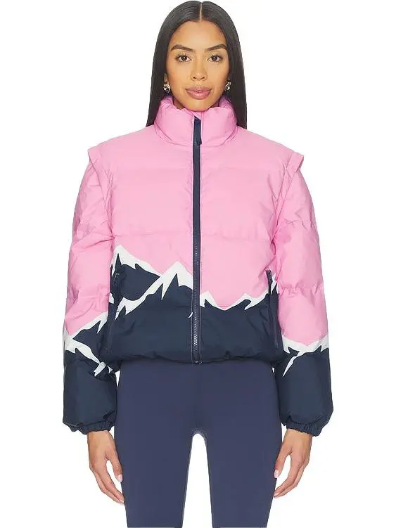 Beach Riot Kris Conv Puffer - Snowy Peaks