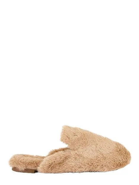 Eberjey Plush Mule Slipper - Toffee