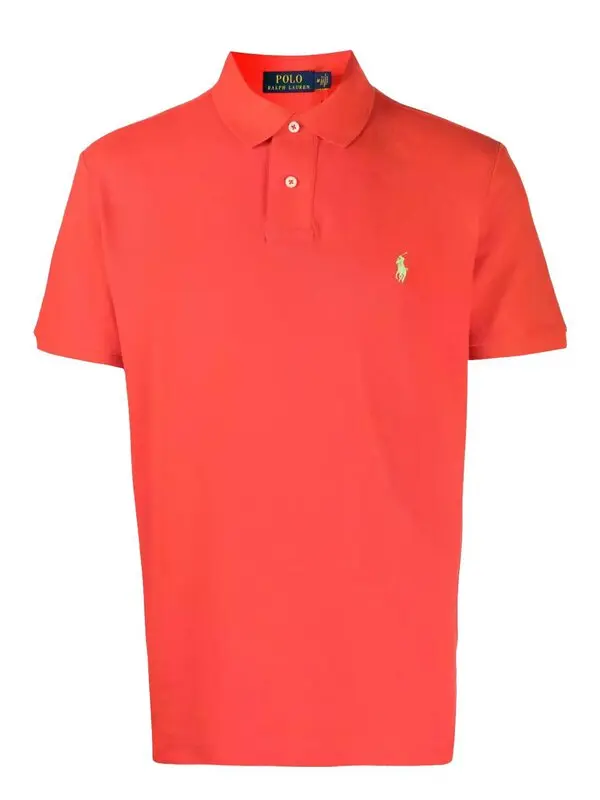 Polo Ralph Lauren Embroidered-logo Polo Collar - Red