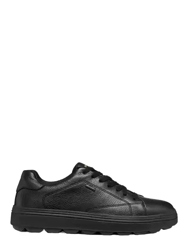 Geox Leather Sneakers - Black