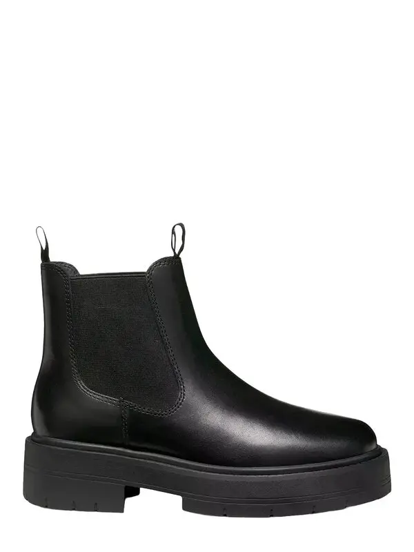 Geox Leather Chelsea Boots - Black