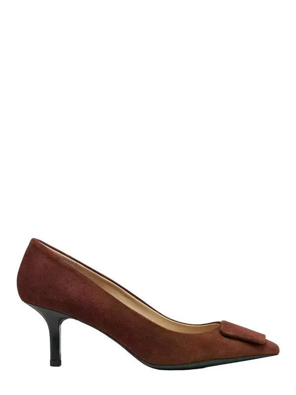 Geox 70mm Kleopy Suede Pumps - Brown