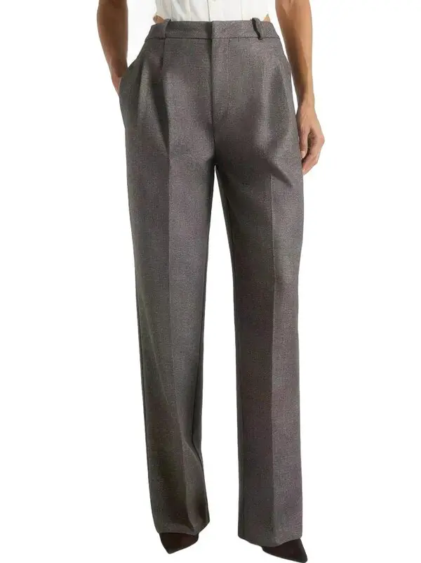 Manière De Voir Pleated Trousers - Grey