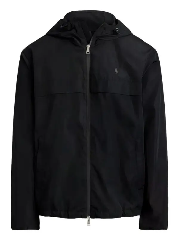 Polo Ralph Lauren Hooded Zip Windbreaker - Black