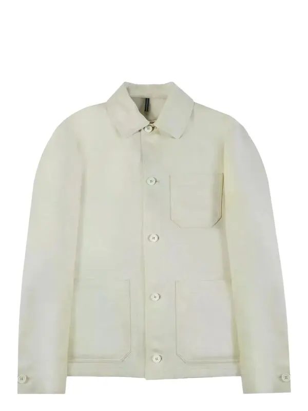 Incotex Patch-pocket Linen Shirt Jacket - Neutrals