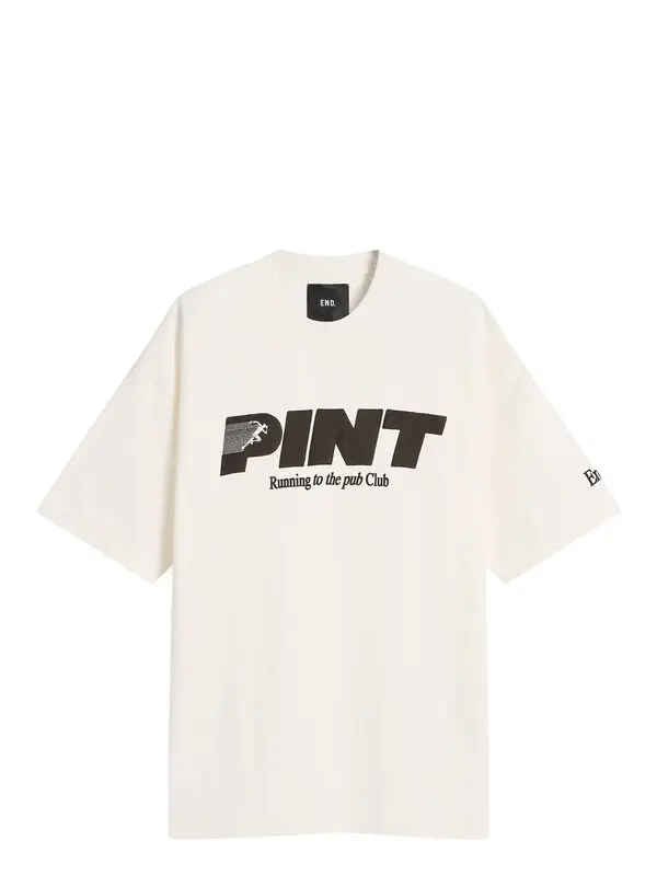 END. Pint Club T-shirt - Ecru