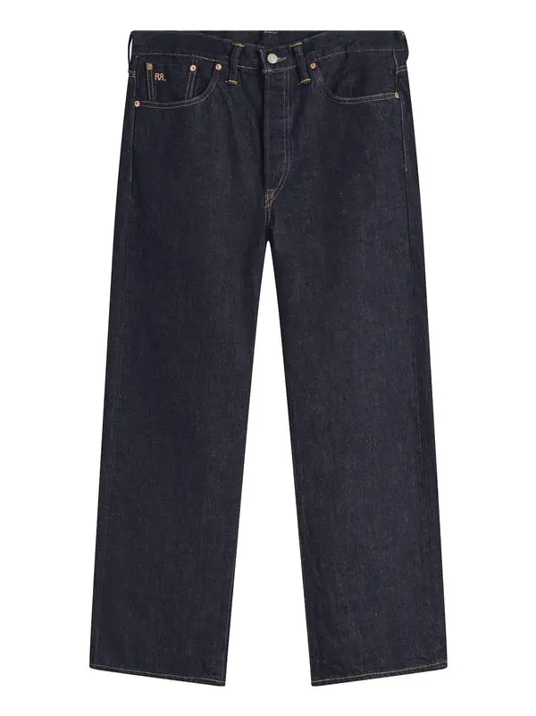 Ralph Lauren Vintage Loose Straight Selvedge Jeans - East/west Rinse