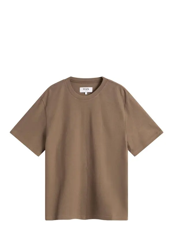 WAX LONDON Dean T-shirt - Khaki Brown
