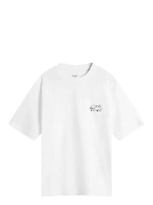 WAX LONDON Milton T-shirt - Daffodil Construction White