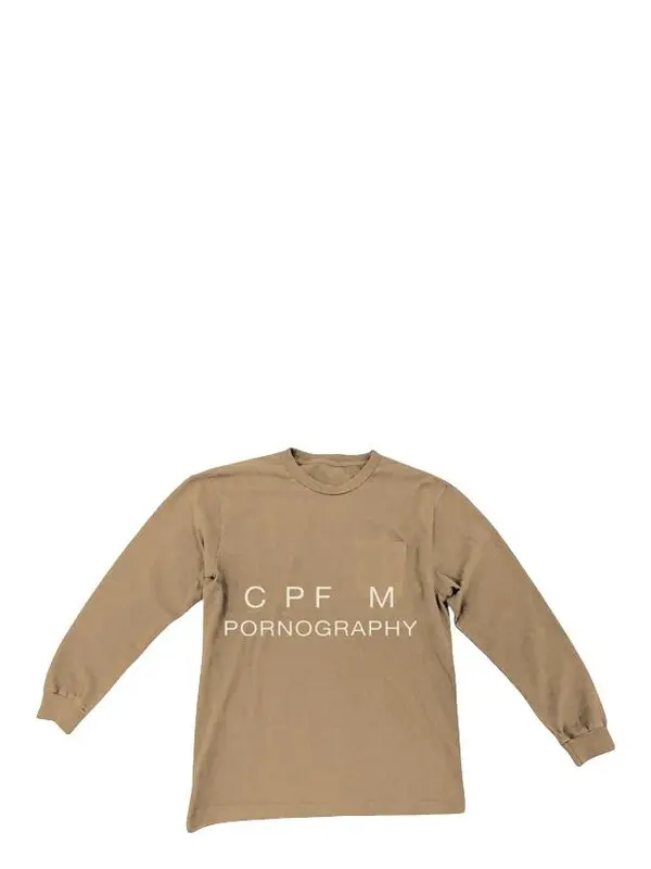TRAVIS SCOTT Rodeo Cpfm Track 1 Long Sleeve Tee Shirt - Brown