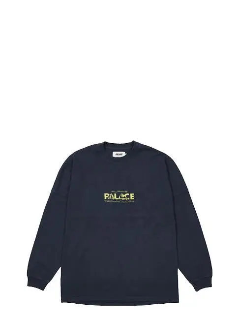 PALACE Alpine Tech Longsleeve - Navy Blue