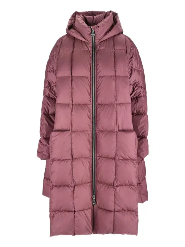 IENKI IENKI Maxi 'pyramid Leon' Down Jacket - Purple