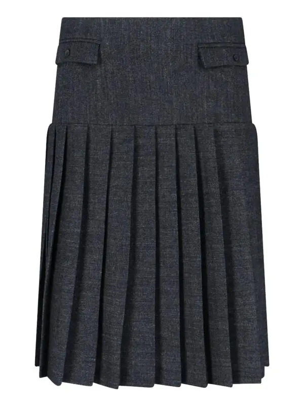 Paloma Wool Plugin Midi Skirt - Gray