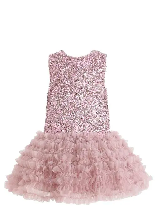 TULLEEN Sequin And Tulle Party Dress - Pink