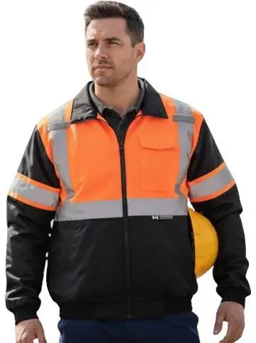 CANADA WEATHER GEAR Hi-visibility Work Jacket - Orange