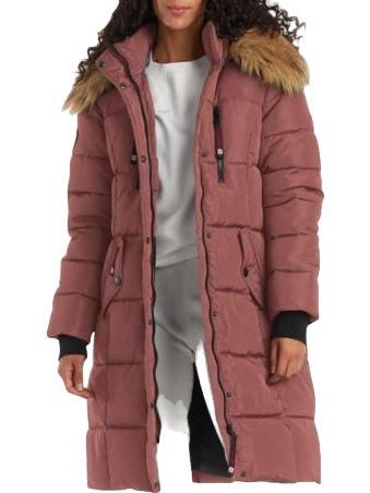 CANADA WEATHER GEAR Heavyweight Long Parka Jacket - Wild Ginger