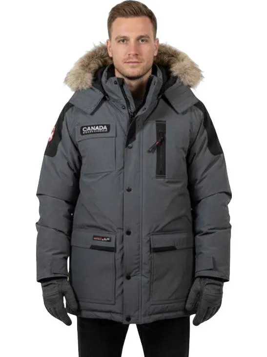 CANADA WEATHER GEAR Heavyweight Arctic Parka - Charcoal