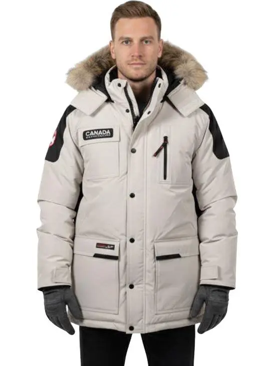 CANADA WEATHER GEAR Heavyweight Arctic Parka - Stone