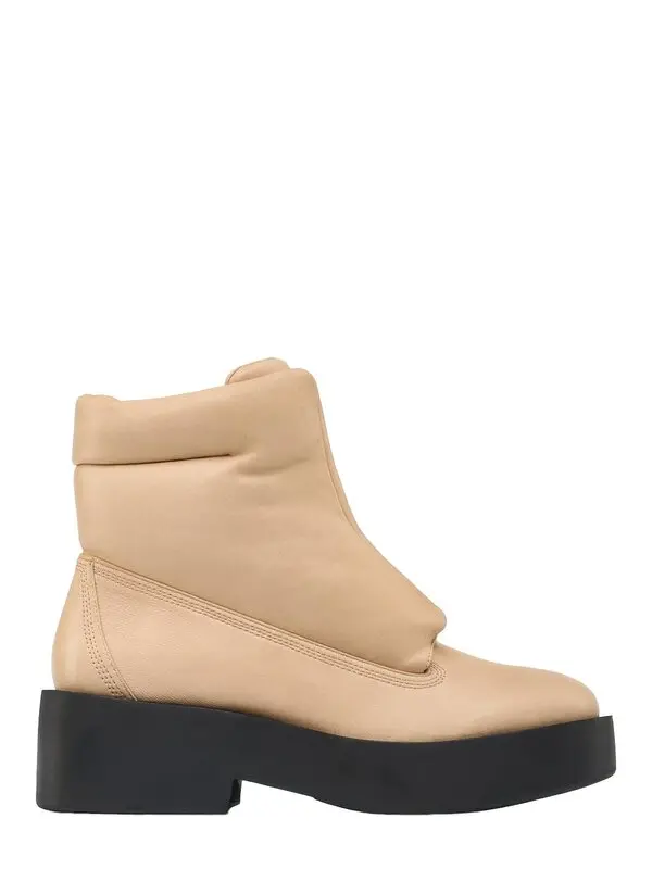 J/SLIDES NYC Darina Leather Mid Boot - Light/pastel Brown