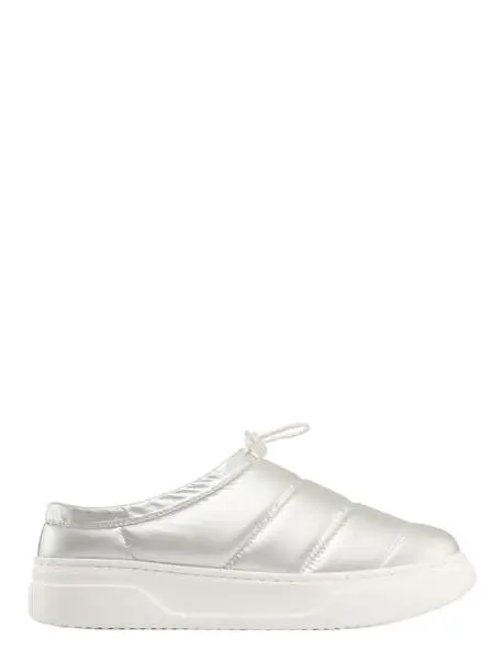 J/SLIDES NYC Coco Platform Mules - Silver