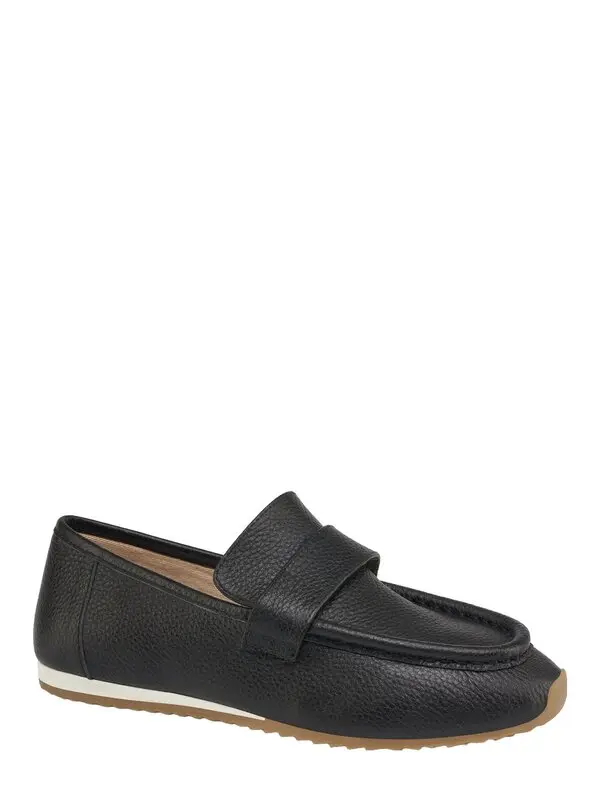 J/SLIDES NYC Palmer Leather Loafer - Black