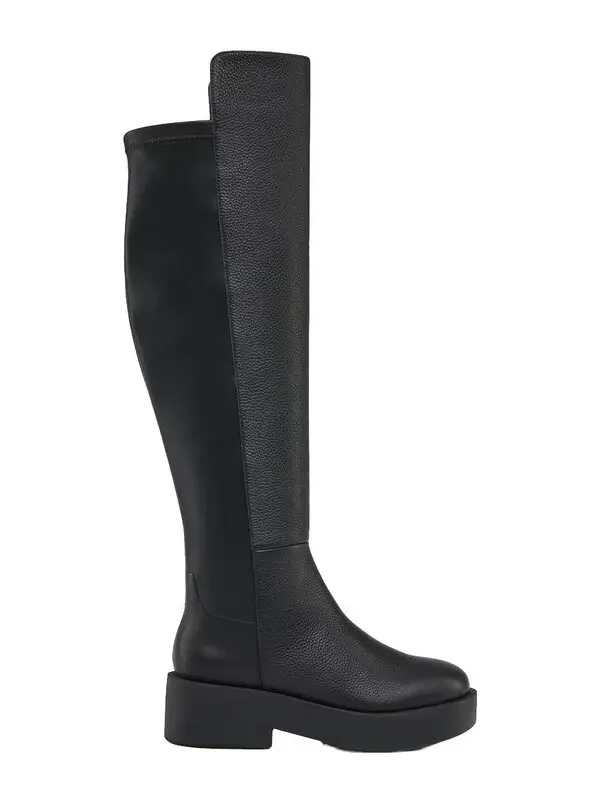 J/SLIDES NYC Leather Over-the-knee Boots - Black