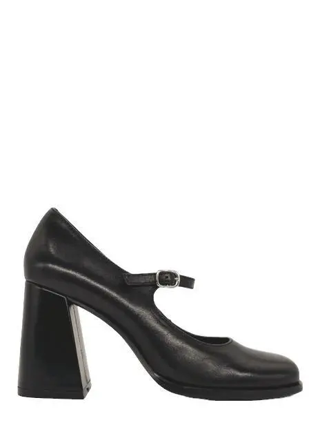 AMIE RAFA Jackie Mary Jane Heels - Black