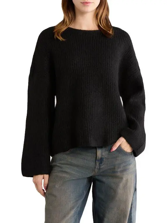 PACSUN Crewneck Sweater - Black