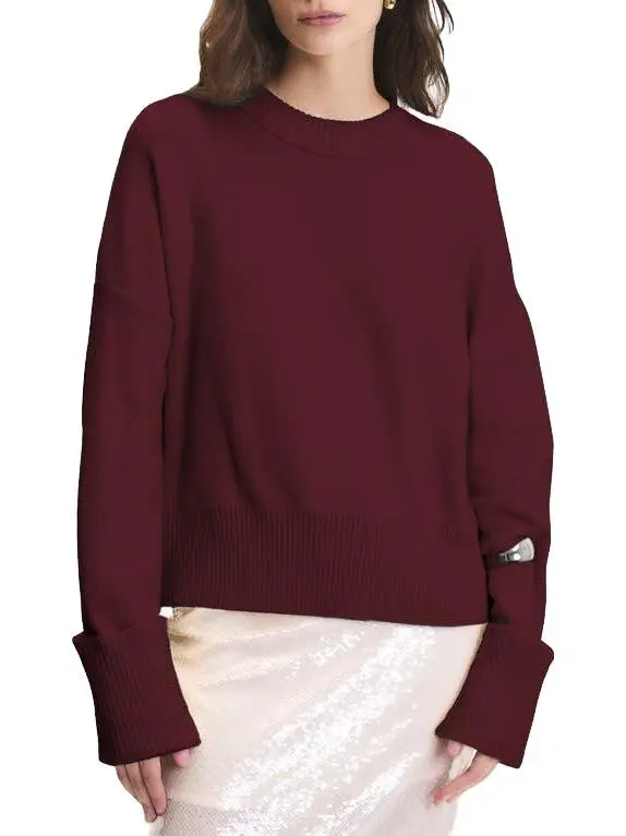 Deluc Ryan Crewneck Sweater - Bordeaux