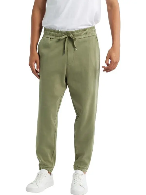 BOSS Locsin Cotton Joggers - Medium Green