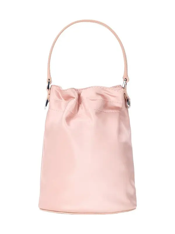 Staud Lila Satin Mini Bucket Bag - Blush