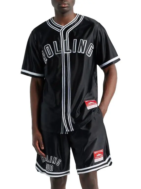 ROLLING LOUD Baseball Jersey - Black