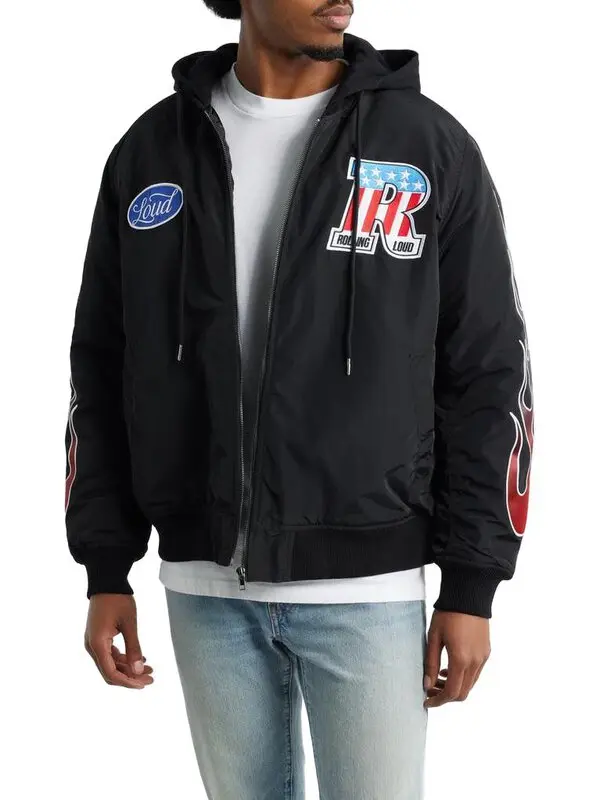 ROLLING LOUD Flight Jacket - Black