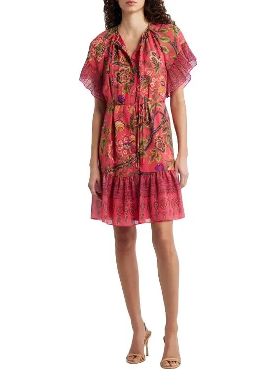 Kobi Halperin Destiny Floral Print Dress - Poppy Multi