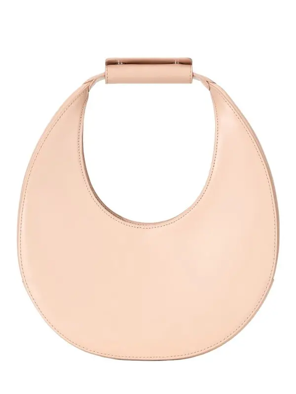 Staud Moon Leather Top Handle Tote - Blush