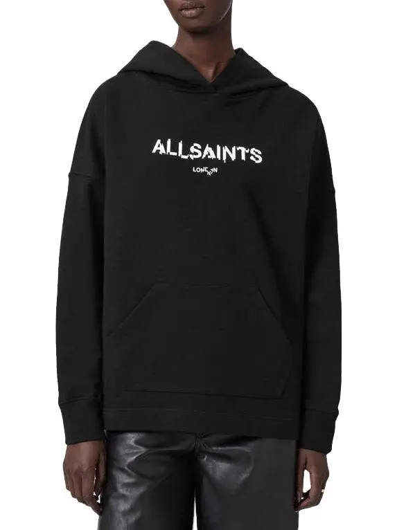 ALLSAINTS Static Etie Logo Hoodie - Black