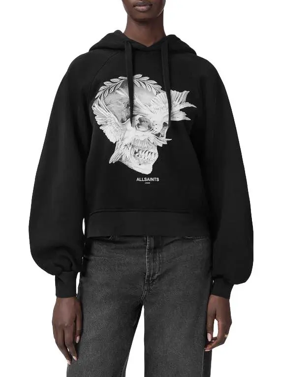 ALLSAINTS Mystère Graphic Hoodie - Black