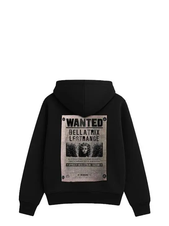 BLVCK Harry Potter X 'bellatrix Wanted' Hoodie - Black