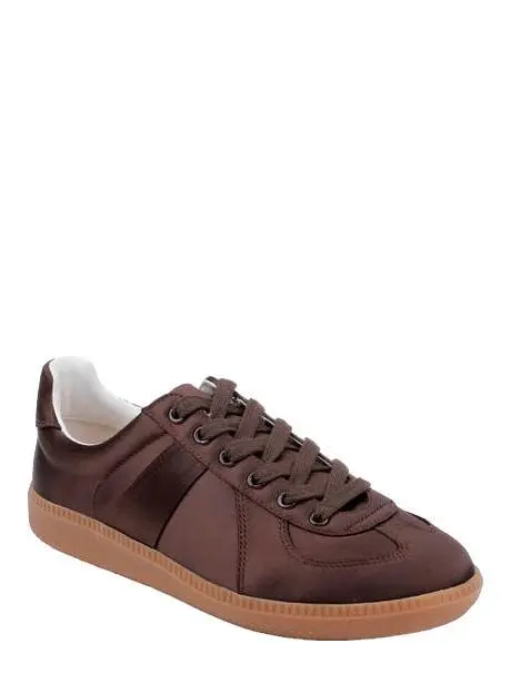 Badgley Mischka Imara Lace Up Sneakers - Dark Brown