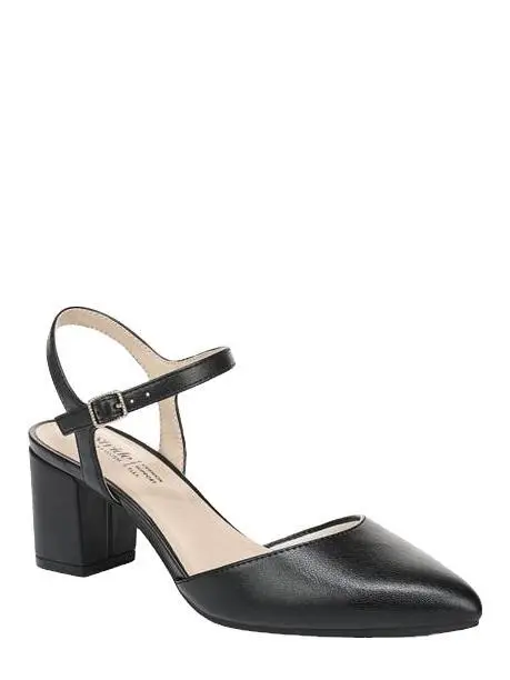 LIFESTRIDE Amaryllis Ankle Strap Pumps - Black