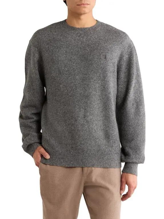 Carhartt Work In Progress Curtis Heathered Crewneck Sweater - Tangled Graphite